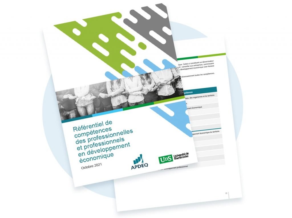 Le référentiel de compétences: document essentiel à la profession — APDEQ